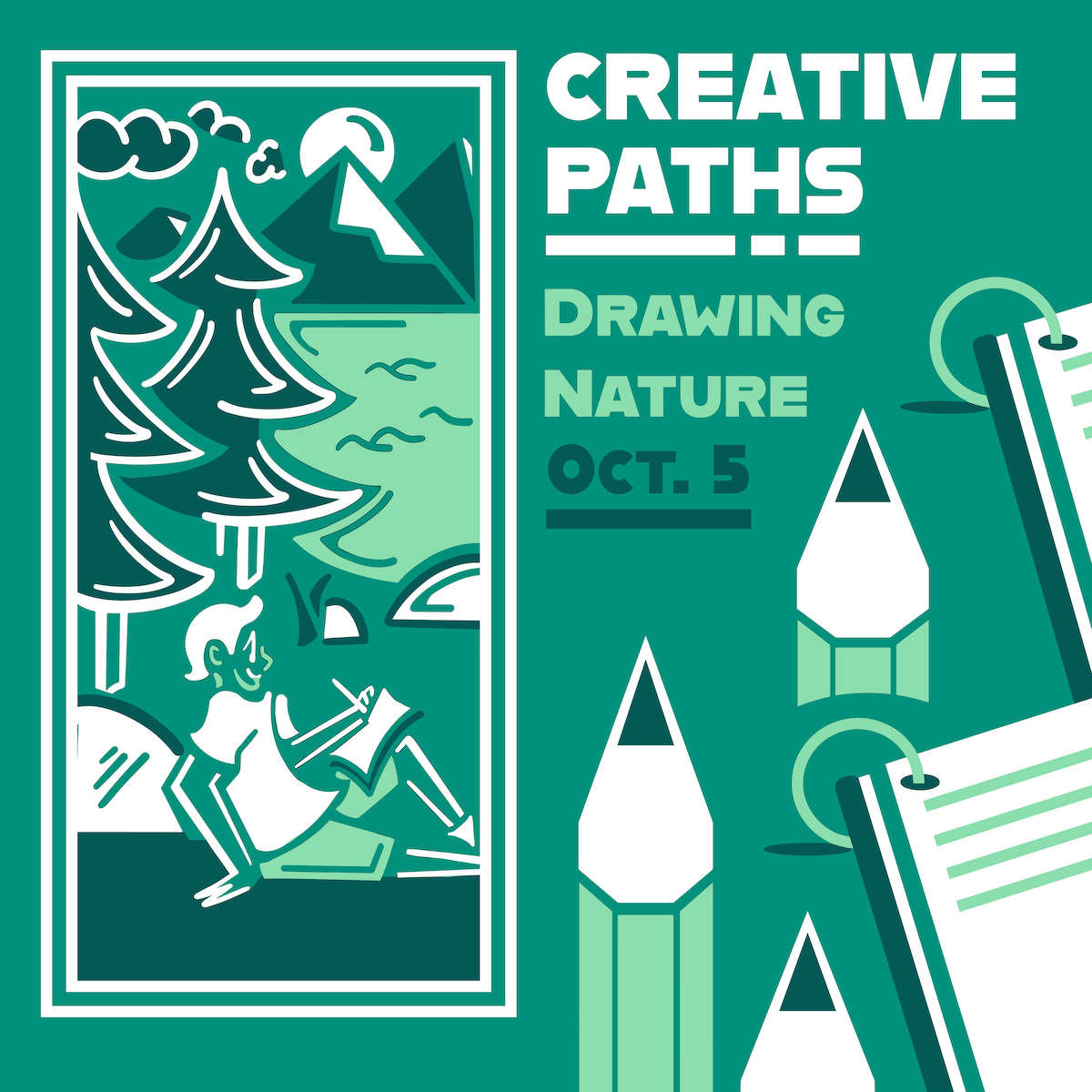 Creative Paths: Drawing Nature - Portland Trails